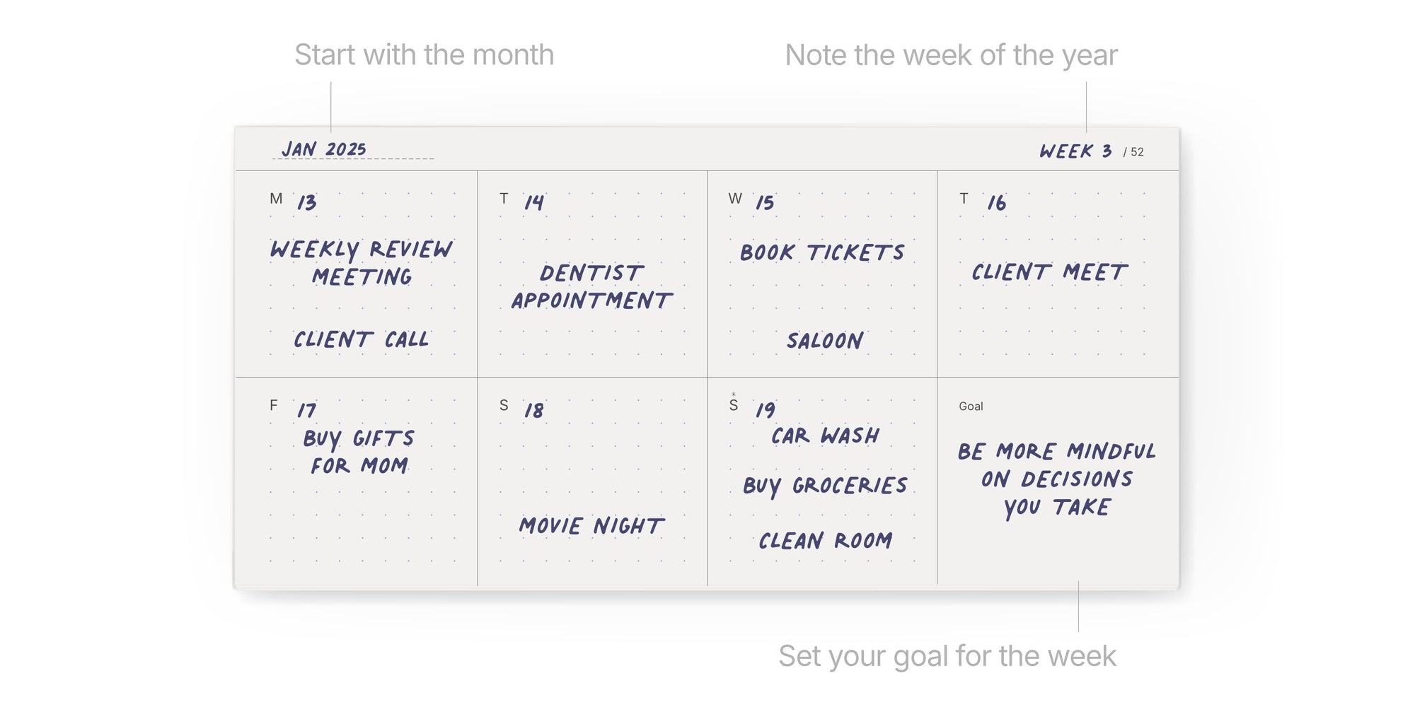 Week Pad – Roda Notes