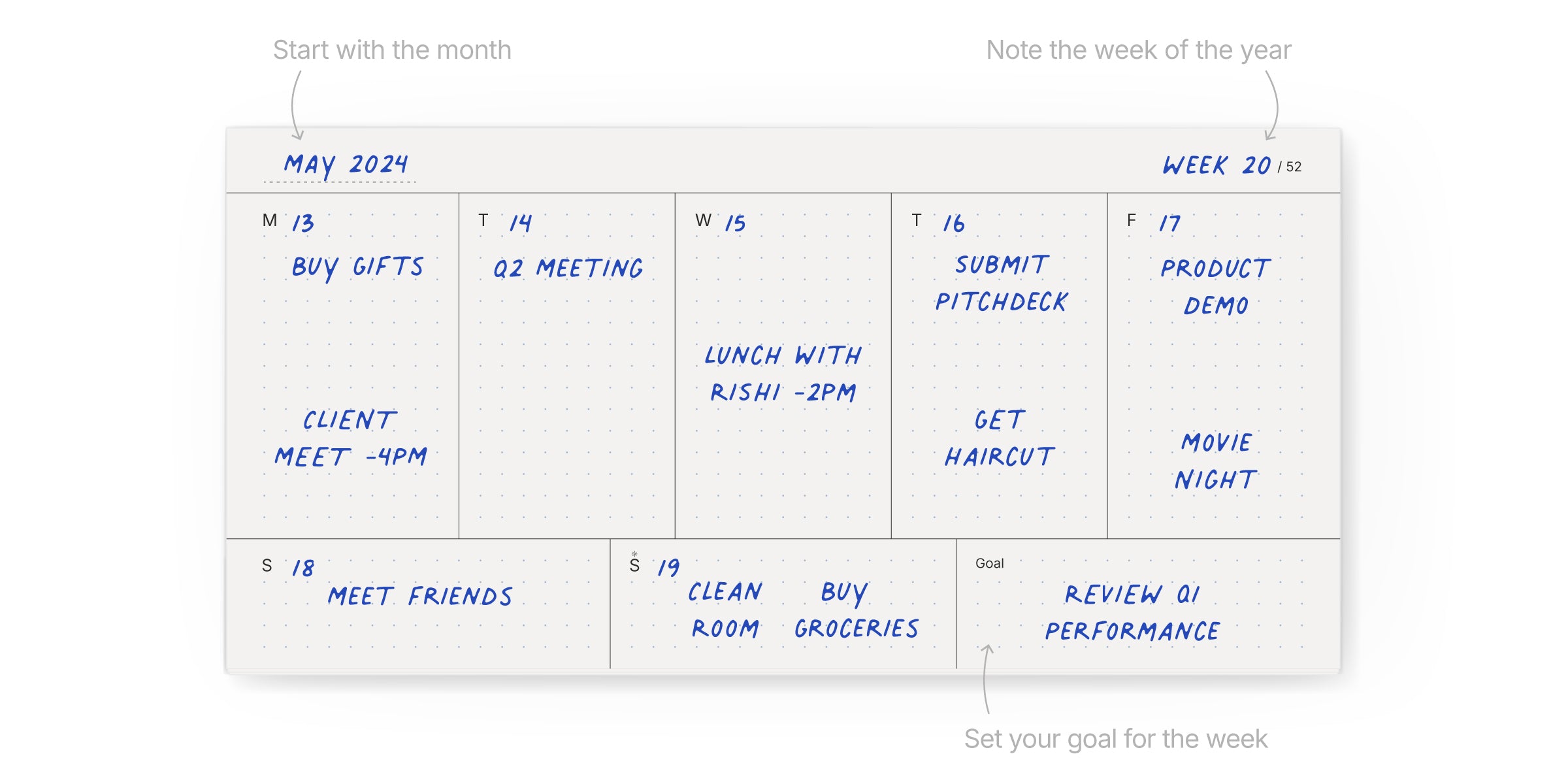 Week Pad – Roda